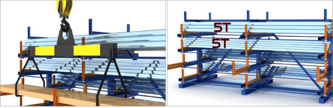 Manual Telescopic Cantilever Rack