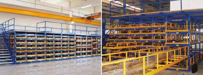 Roll Out Cassette (Honeycomb )Long Products Racking System