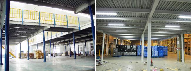 Steel Structure Garret Mezzanine Floor Platform