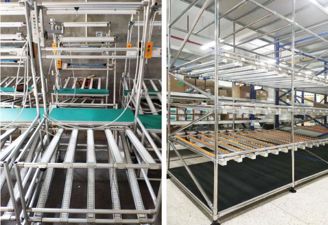 The Third Generation Lean Pipe Aluminium Alloy Tube For Pipe Rack System Automation Equipment