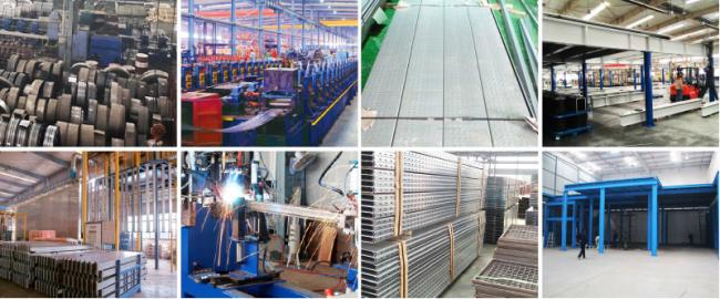 Steel Structure Garret Mezzanine Floor Platform  Heavy Duty Rack