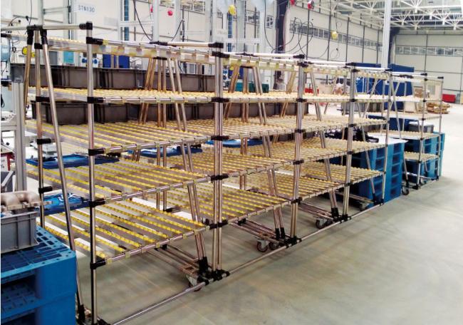 Lean Pipe Flow Rack Warehouse Storage Rack