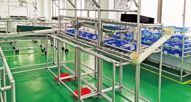 The Third Generation Lean Pipe Aluminium Alloy Tube For Production Line