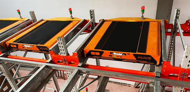 Four Way Radio Shuttle Cart Pallet Runner Cart 