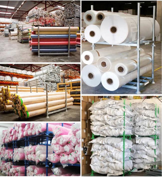 Pallet Stacking Rack For fabric roll storage
