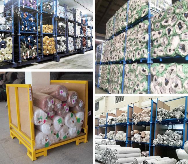 Pallet Stacking Rack For fabric roll storage