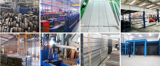 Steel Structure Garret Mezzanine Floor Platform Heavy Duty Rack