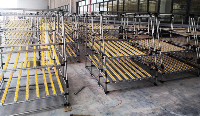 Carton Flow Racking roller rack  Gravity Roller Racking roller conveyor racks