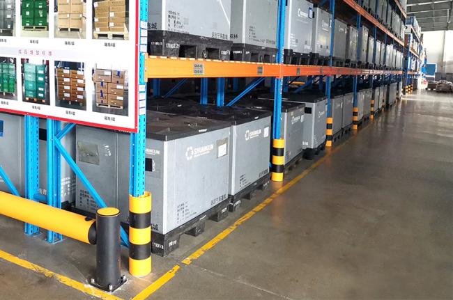 Rack Upright Corner Protector Plastic Rack Post Guard Column Protector