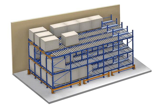 Gravity racking  Pallet flow rack Warehouse Storage Rack