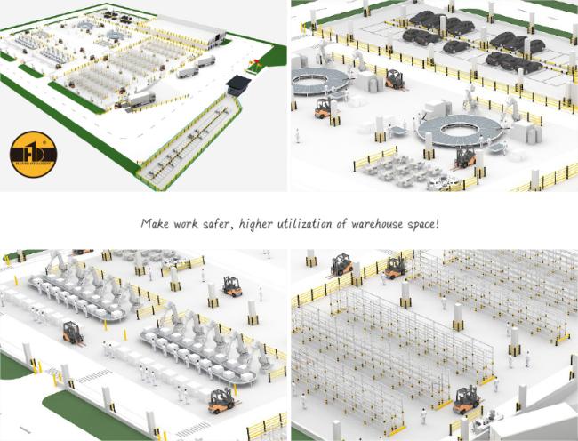  Safety Barrier Warehouse flexible anti-collision system FS-2023A