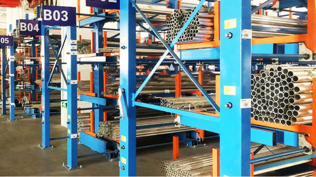 Manual Drive Telescopic Cantilever Rack