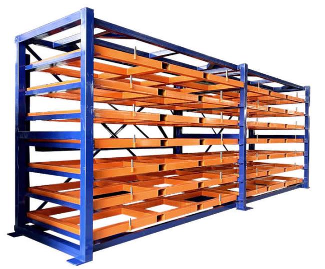 Roll Out Metal Sheet Storage Rack Heavy Duty Drawer Metal Structure Rack Drawer Racking For Sheets Storage