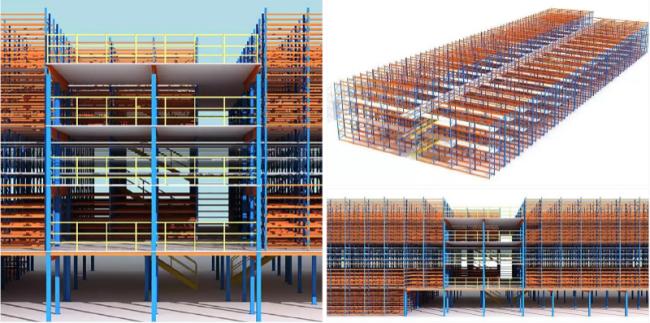 Mezzanine storage system Warehouse Storage Rack