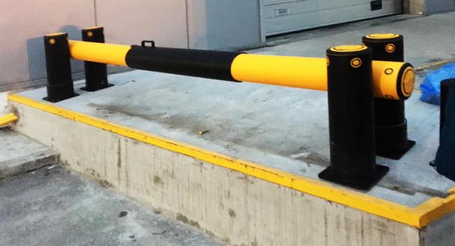 Warehouse platform Protector Anti-Collisio Safety Barrier Guardrails Sliding Doo