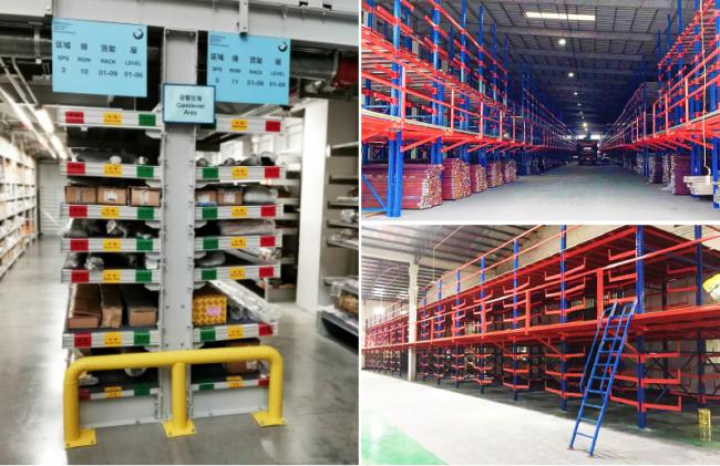 Cantilevered Mezzanine Racking