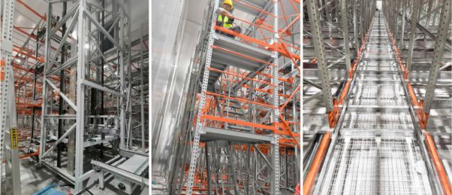 Four Way Radio Shuttle Racking ASRS Pallet Runner Rack  4 Way Radio Shuttle Racking