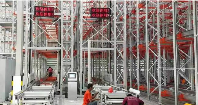Four Way Radio Shuttle Racking ASRS Pallet Runner Rack  4 Way Radio Shuttle Racking