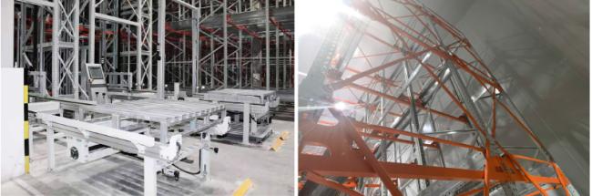 Four Way Radio Shuttle Racking ASRS Pallet Runner Rack  4 Way Radio Shuttle Racking