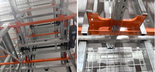 Four Way Radio Shuttle Racking ASRS Pallet Runner Rack  4 Way Radio Shuttle Racking
