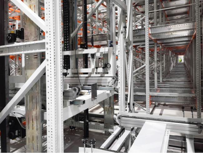 Four Way Radio Shuttle Racking ASRS Pallet Runner Rack  4 Way Radio Shuttle Racking