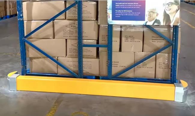 Rack End Protector Safety Barrier Warehouse Flexible Anti-Collision Guardrails