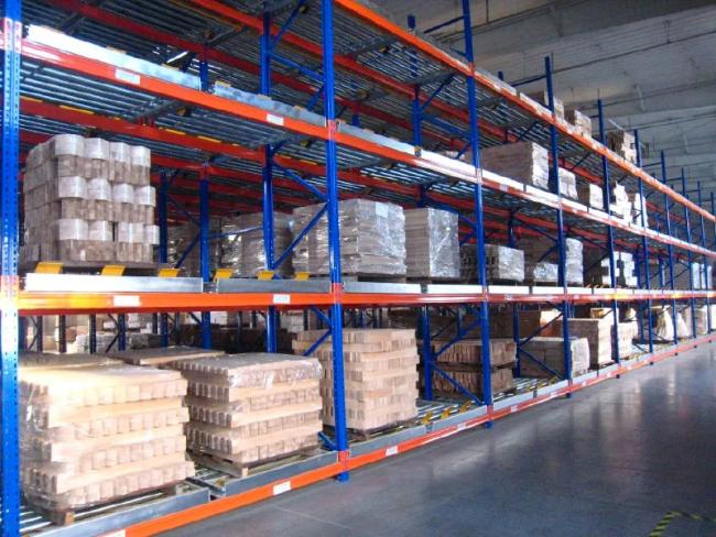 Gravity Storage Racking  Warehouse Gravity Pallet Rack Pallet Flow Rack