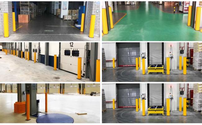 Post Safety Barrier Warehouse flexible anti-collision system FS-2023A