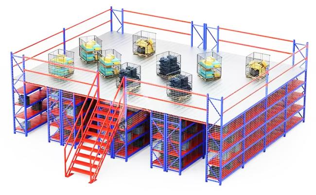 Mezzanine rack Half Rack Mezzanine Warehouse Storage Rack