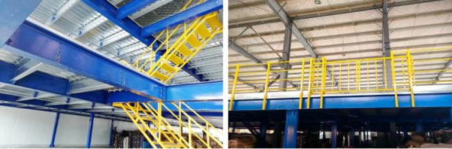 Steel Structure Garret Mezzanine Floor Platform  Heavy Duty Rack