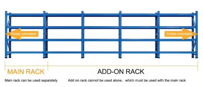 Medium Duty Rack Carton Box Storage rack Long Span Rack Warehouse Storage Racking