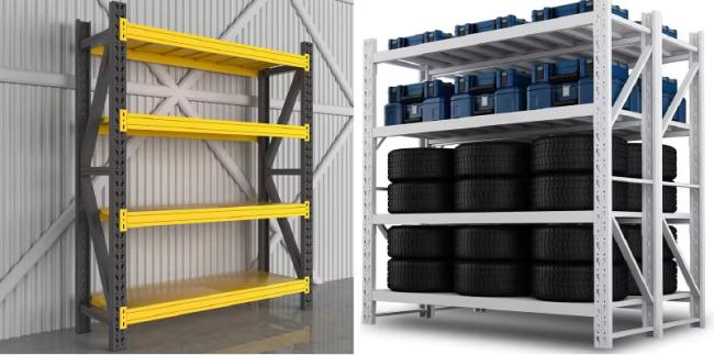 Medium Duty Rack Carton Box Storage rack Long Span Rack Warehouse Storage Racking