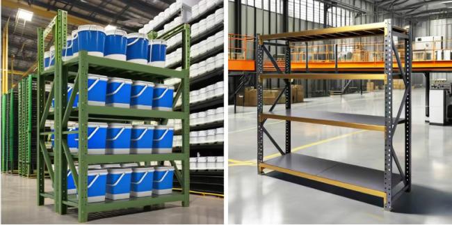 Medium Duty Rack Carton Box Storage rack Long Span Rack Warehouse Storage Racking