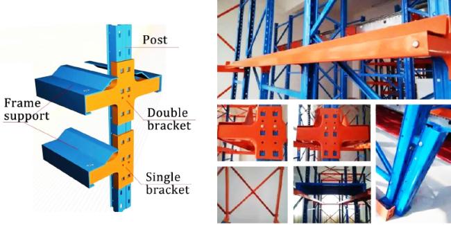 Drive in Rack Heavy Duty Pallet Rack Drive Through Racking