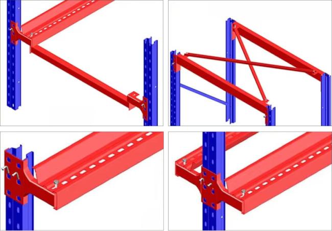 Drive in Rack Heavy Duty Pallet Rack Drive Through Racking