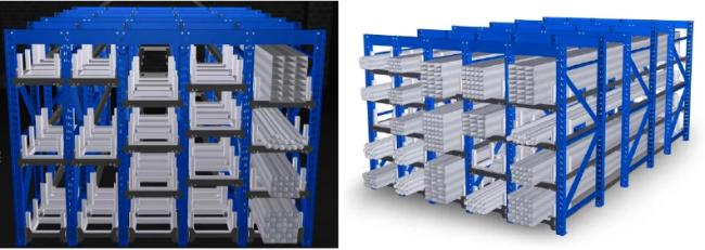 Roll Out Honeycomb Rack