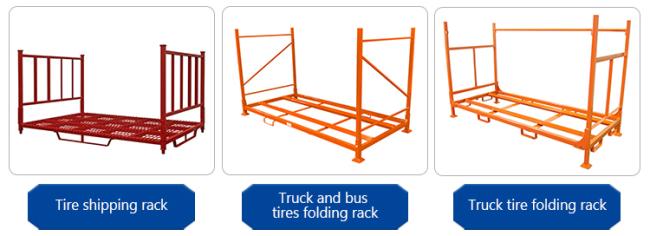 Portable Tire Rack Tire Stacking Rack 60 Inch Tire Racking Tire Storage Rack