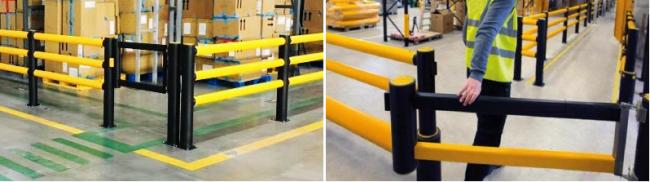 Revolving Door Warehouse Flexible Anti-Collision System FS-2023A