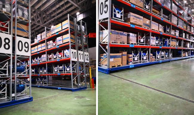Electric Mobile Pallet Racking Electric Mobile Rack Warehouse Storage Rack