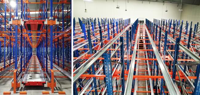 Warehouse Storage Shelves Heavy Duty Radio Shuttle Car Pallet Racking System Steel Stacking Racks & Shelves
