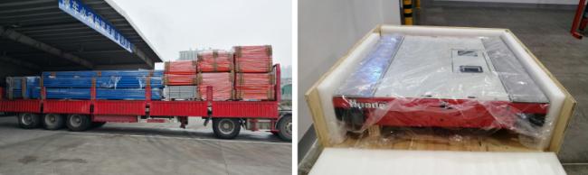 Radio Shuttle Pallet Racking Warehouse Storage Four Entry Way Shuttle High Speed Pallet Equipment Radio Car Racking