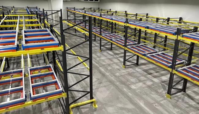 Push Back Pallet Rack