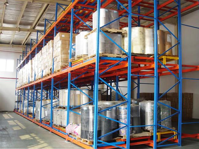 Push Back Pallet Rack High Density Warehouse Storag Rack