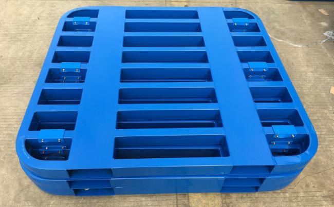 Rounded Corner Steel Pallet Are Used To Store Bagged Grain, Feed, Etc.To Prevent The Bags From Being Broken By Forks And Facilitate Stacking And Stacking