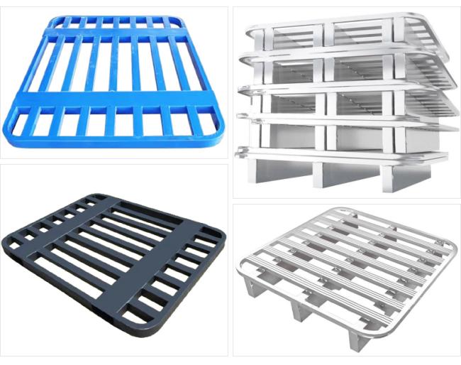 Rounded Corner Steel Pallet Are Used To Store Bagged Grain, Feed, Etc.To Prevent The Bags From Being Broken By Forks And Facilitate Stacking And Stacking