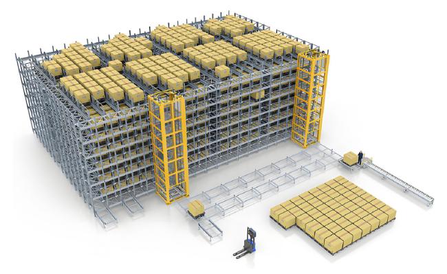 Very Narrow Aisle Fork-type Autonomous Mobile Robot