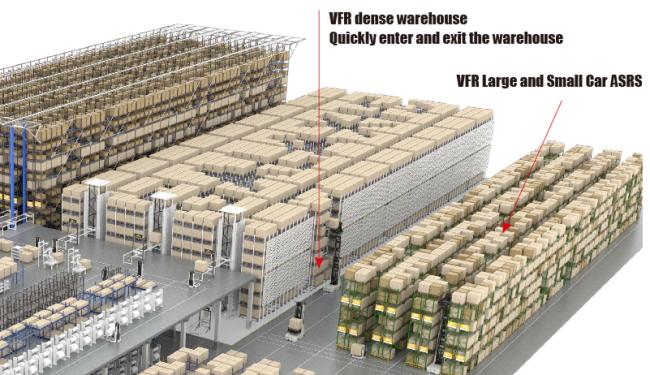 Very Narrow Aisle Fork-type Autonomous Mobile Robot