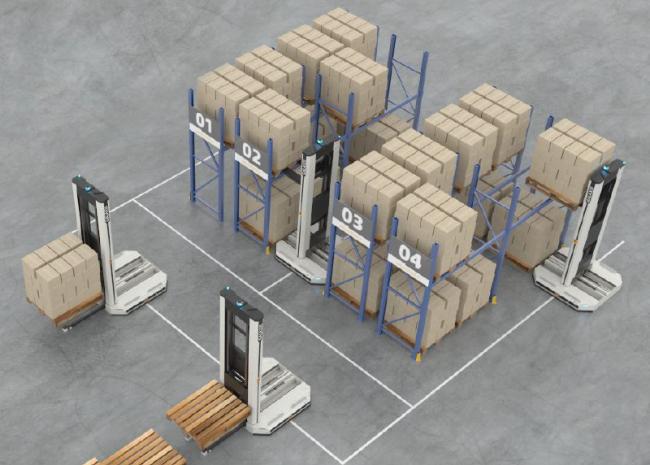 VFR-CL1,VNA Fork-type AMR,Very Narrow Aisle Fork-type Autonomous Mobile Robot CL Serie stype 1 for Warehouse Pallet Stacking And Handling