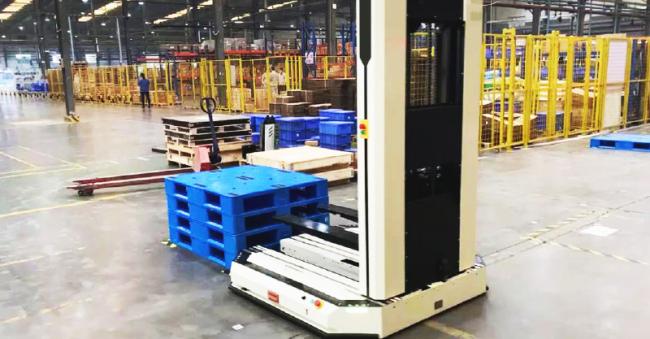 VFR-CL1,VNA Fork-type AMR,Very Narrow Aisle Fork-type Autonomous Mobile Robot CL Serie stype 1 for Warehouse Pallet Stacking And Handling