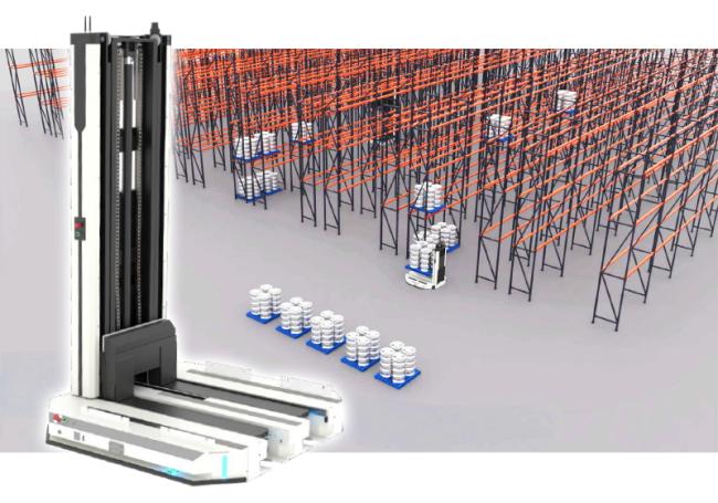VFR-CS1,VNA Fork-type AMR,Very Narrow Aisle Fork-type Autonomous Mobile Robot CS Serie stype 1 for Warehouse Pallet Stacking And Handling